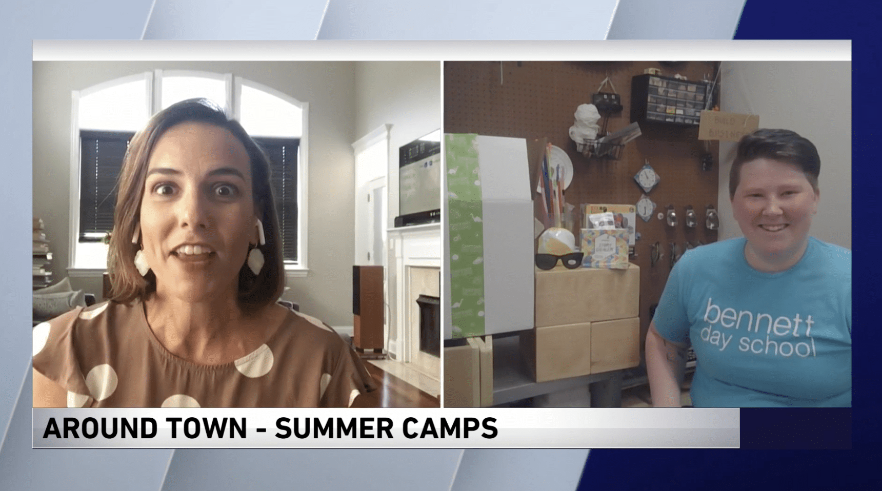 WGN's "Around Town" features Bennett Day School Camp At Home | Bennett ...